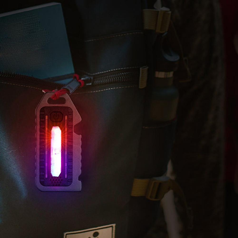 Led Red Blue Shoulder Police Light Usb C Rechargeable Flashing Safety ...