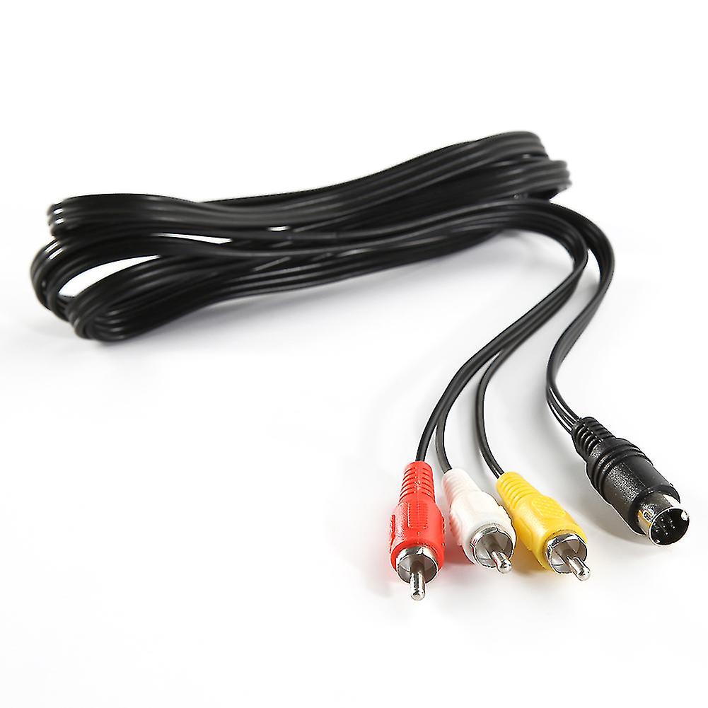 9 Pins Av Cable Composite Stereo Video Audio Cord Lead For Sega Genesis ...