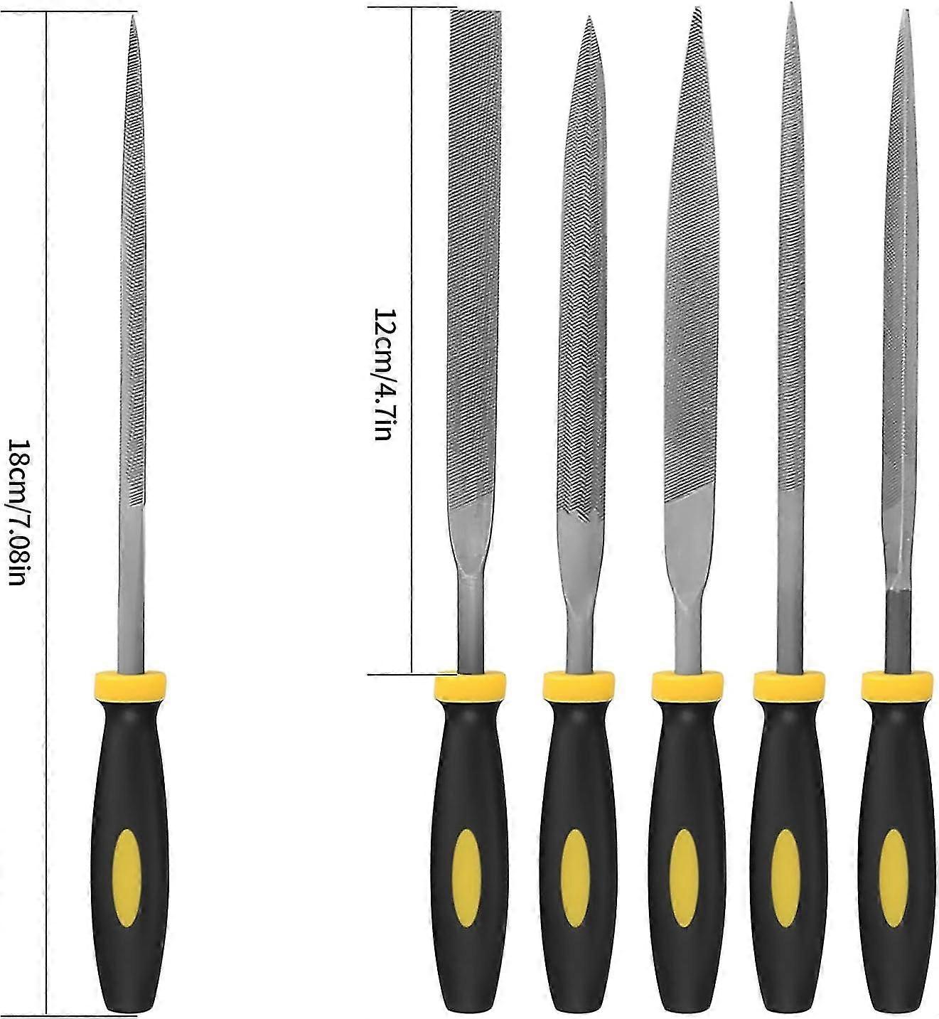 6 Piece File Set, Files And Rasps, Needle Files, Diamond Rasp Files ...