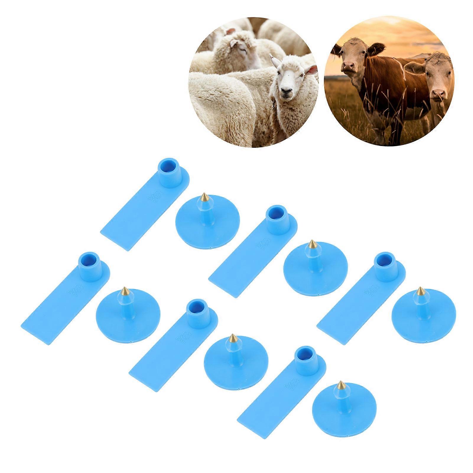 100Pcs Ear Tag Professional Livestock Blank Ear Tag for Pigs Cows ...