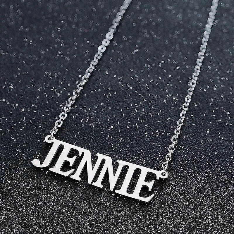 Men Women Kpop Jewelry Korea Group ROSE LISA JISOO JENNIE Letter ...
