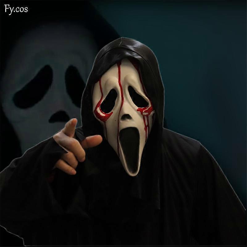 Ghostface Scream Mask Horror Killer Latex Mascara Ghost Terror Carnival ...