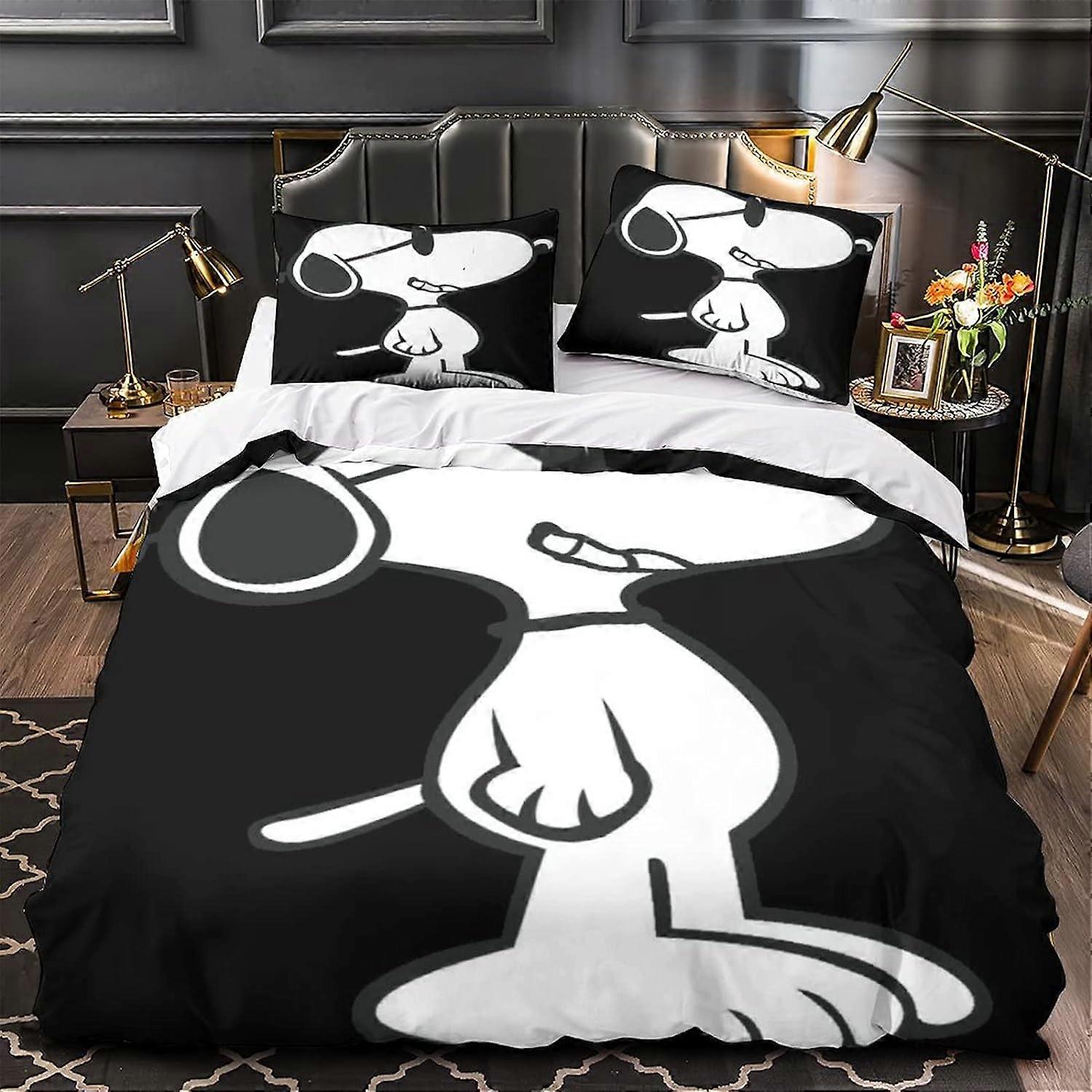 Snoopy - Bedding Set Pieces - Duvet Cover with Cartoon Theme Animated ...