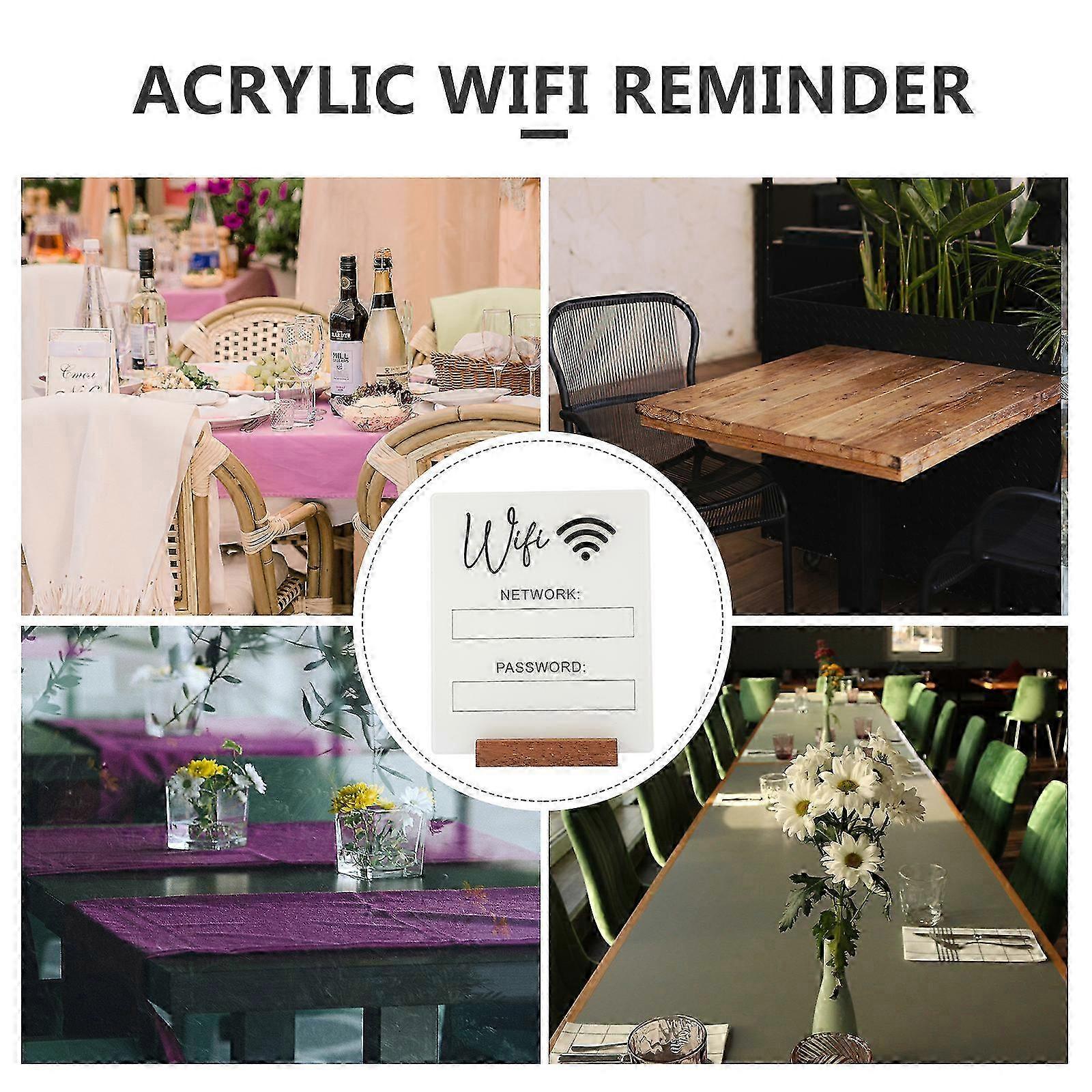 Wifi Password Sign WiFi Acrylic Sign WiFi Sign WiFi Board WiFi Password ...