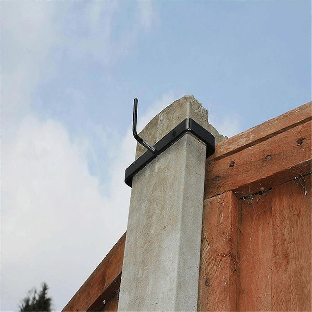 Heavy-Duty Concrete Column Clip Fence Column Metal Fixing Bracket is ...