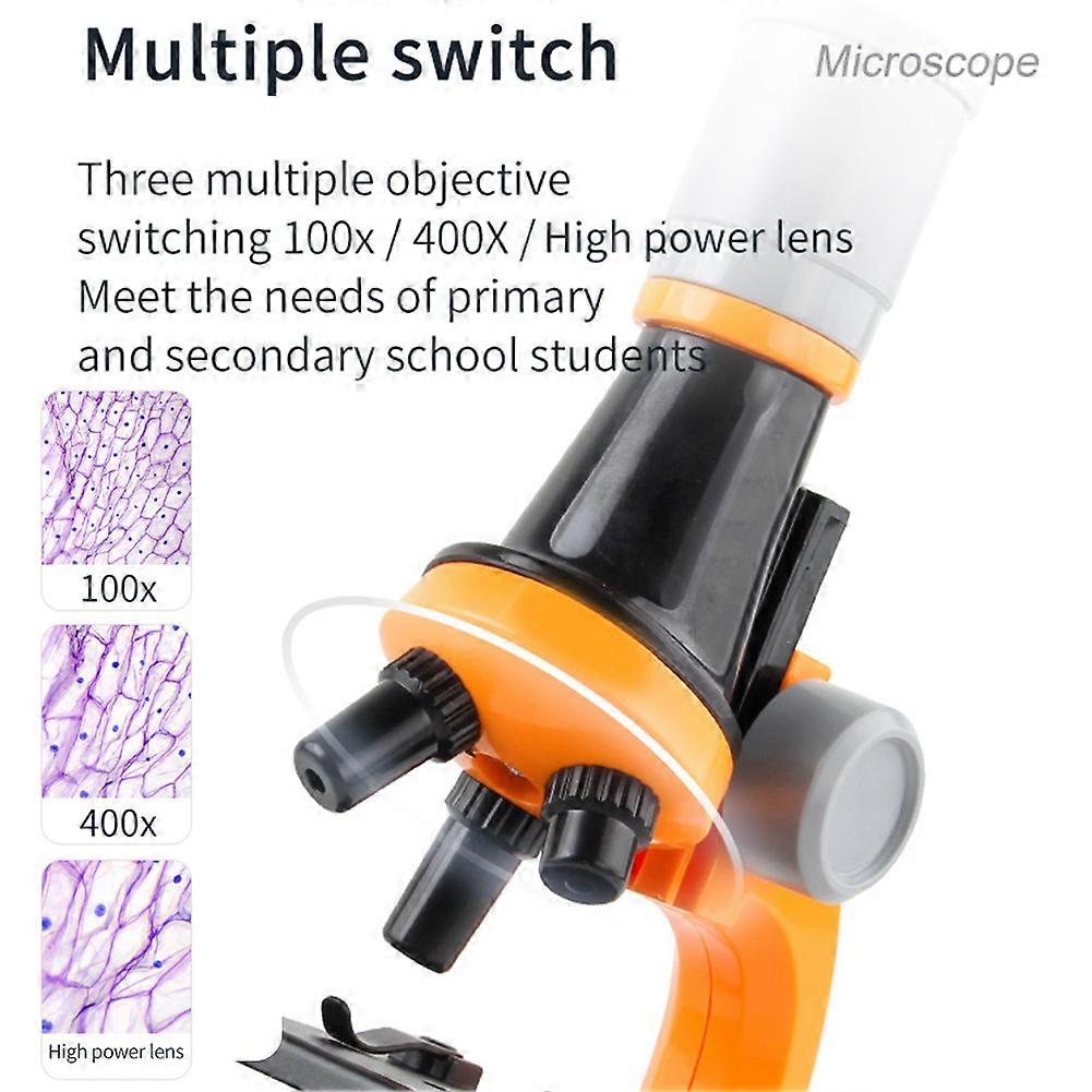 Children's Desktop Microscope Toys Set Science Experiment Puzzle Toys ...