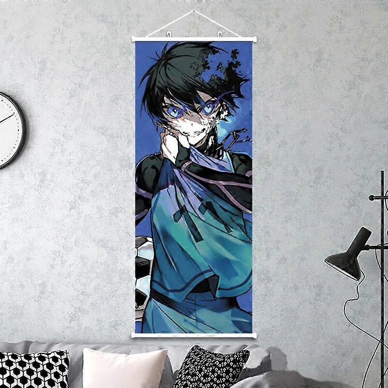 Anime Scroll Blue Lock Vertical Banner Chigiri Hyouma Isagi Yoichi ...