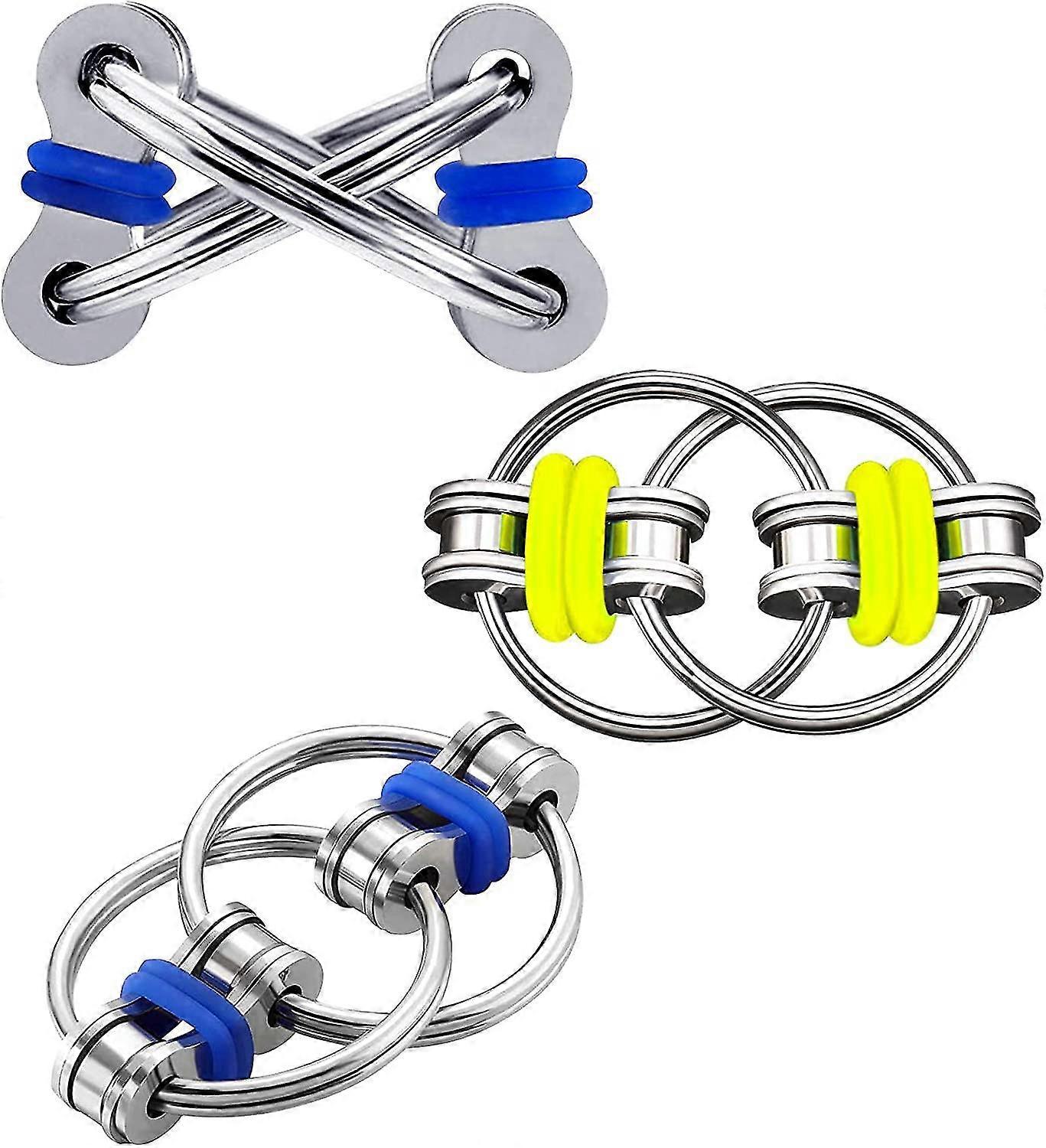 Fidget Toys For Adults 2 Pack, Bike Chain Adhd Fidget Toys - Stress ...
