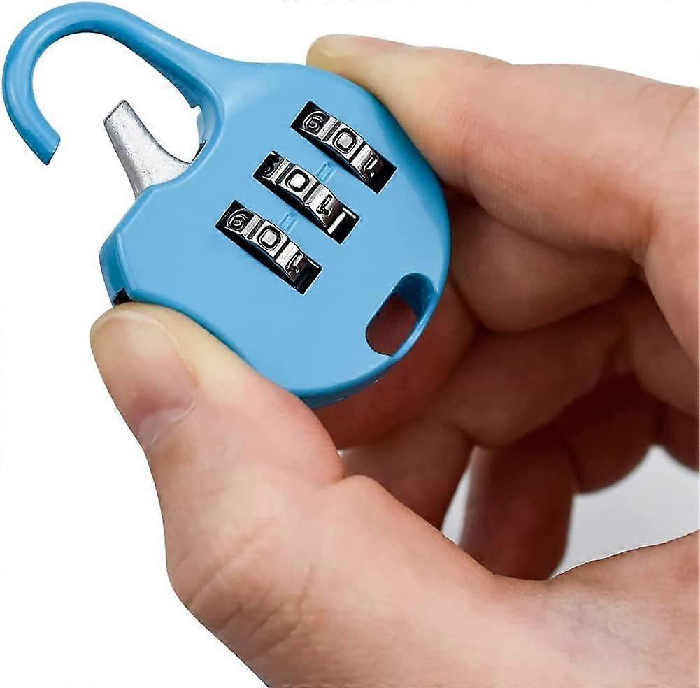 Combination Lock, Combination Padlock, 5 Pieces Mini Code Locks ...