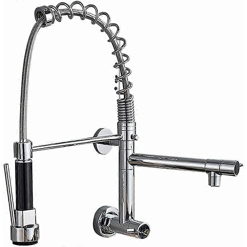 Kitchen Faucet Sprayer Brass Kitchen Sink Sprayer Retractable Single ...