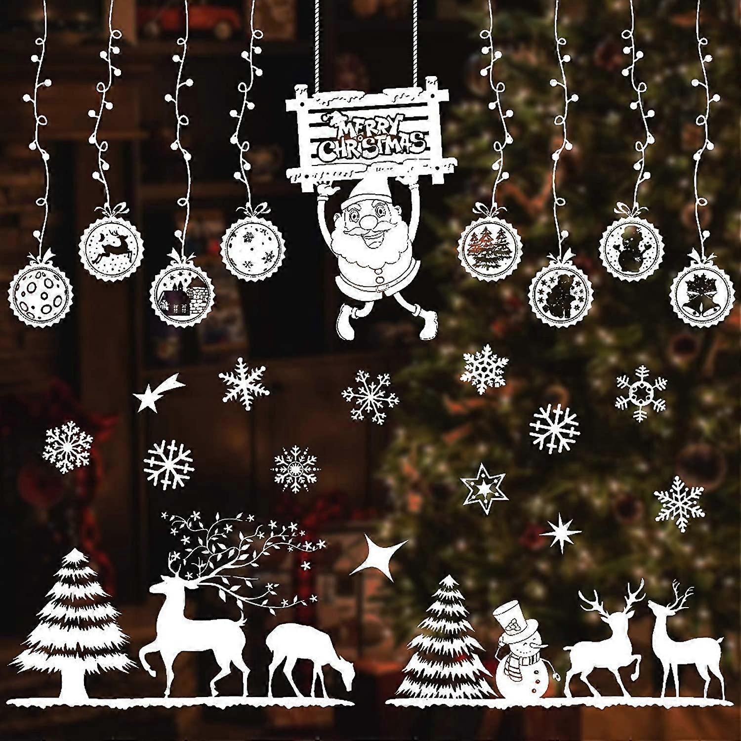 Christmas Window Stickers, Christmas Decoration Snowflakes Window ...