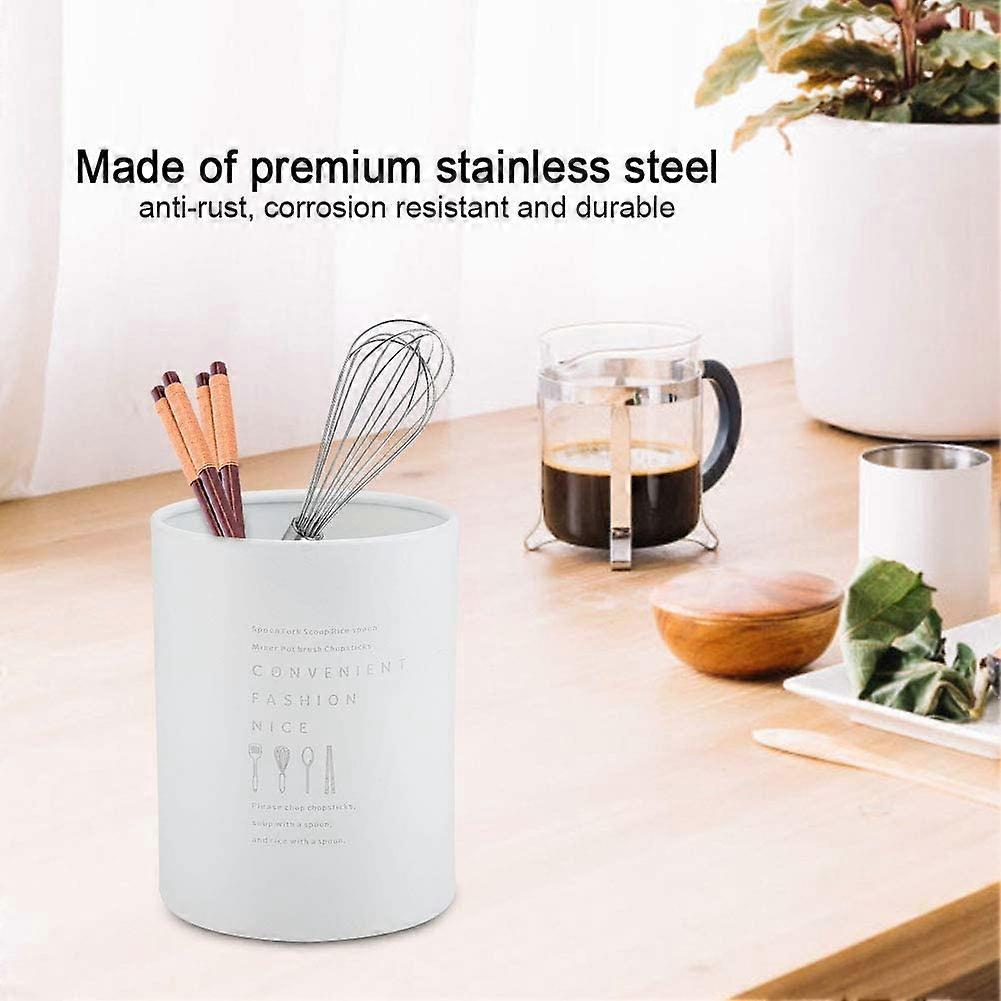 White Utensils Holder, White | Fruugo UK