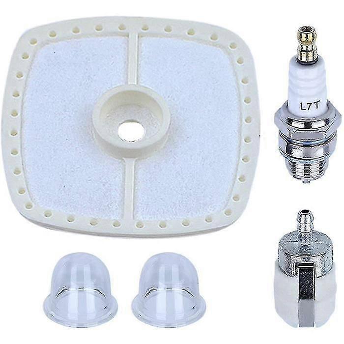 Air Fuel Filter Spark Plug Primer Bulb Maintenance Kit Compatible Echo ...