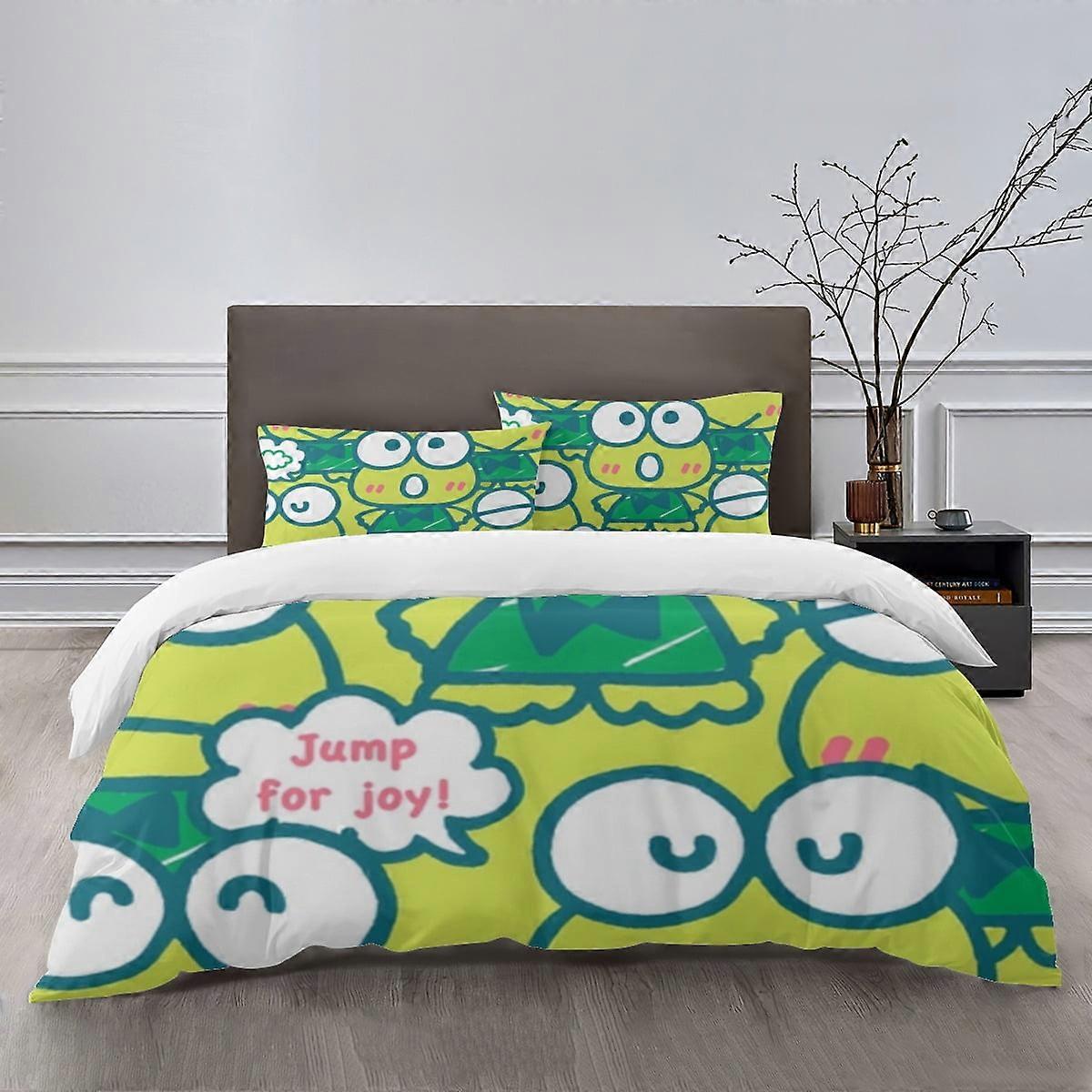 Bedding set XU148 KEROKERO KEROPPI Bedding Sets Bed Cartoon Duvet Cover ...