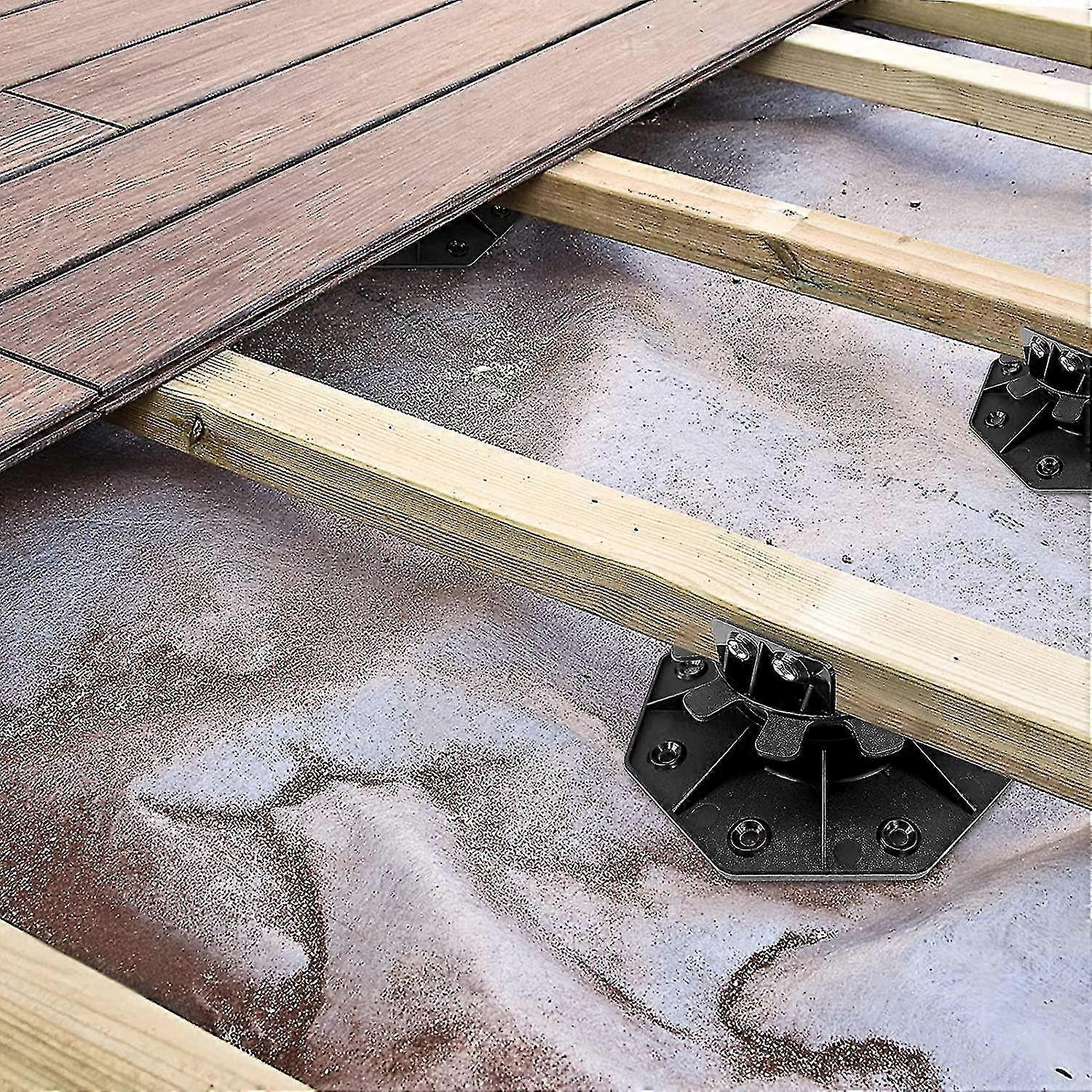 Pedestal Bearing Decking Feet Risers Height Adjustable 30-60mm Pack Of ...