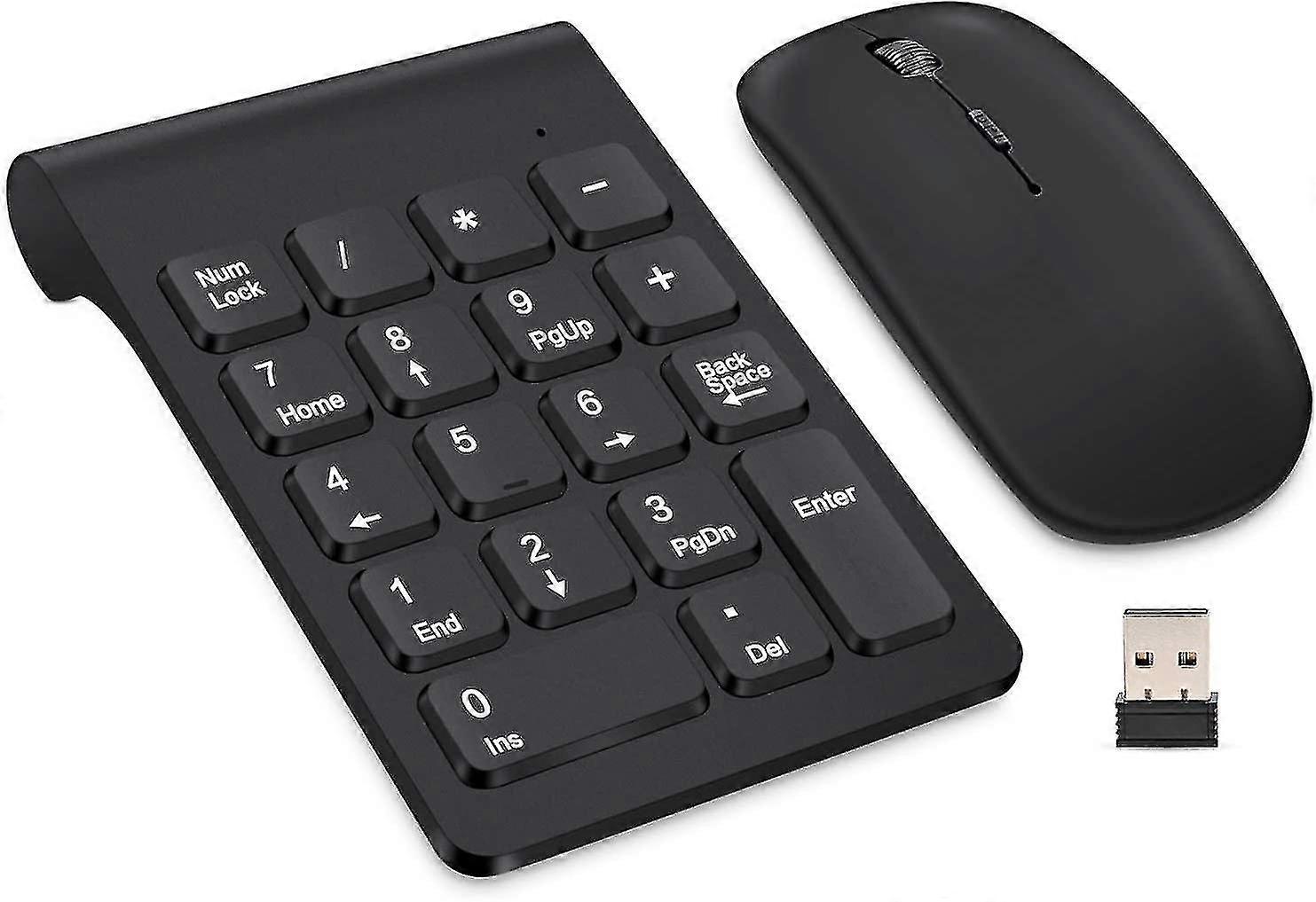 Wireless Numeric Keypad Mini 2 4g 18 Keys Number Pad Portable Silent Financial Accounting