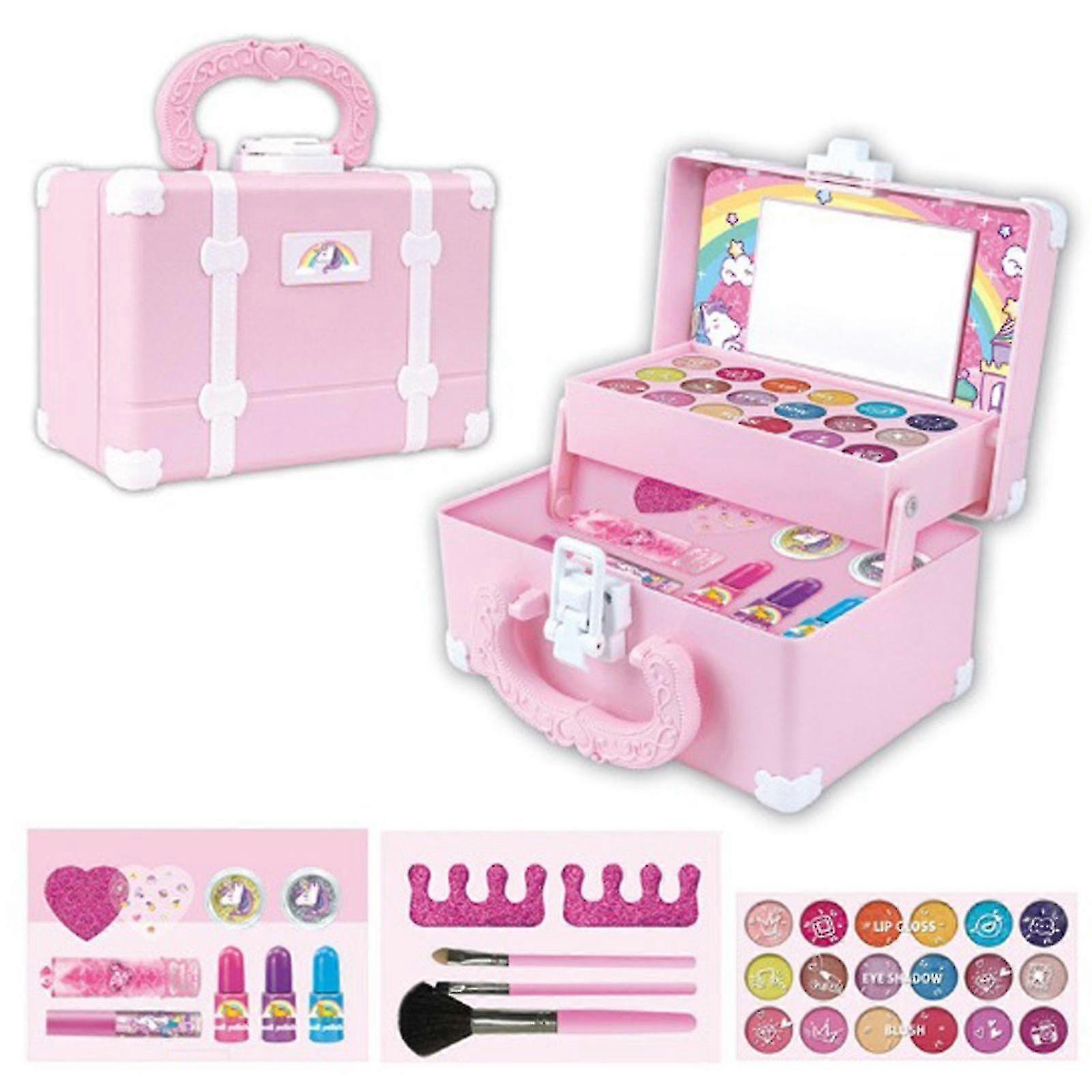 Kids Makeup Toy Kit Washable Kids Makeup Beauty Toy With Portable ...