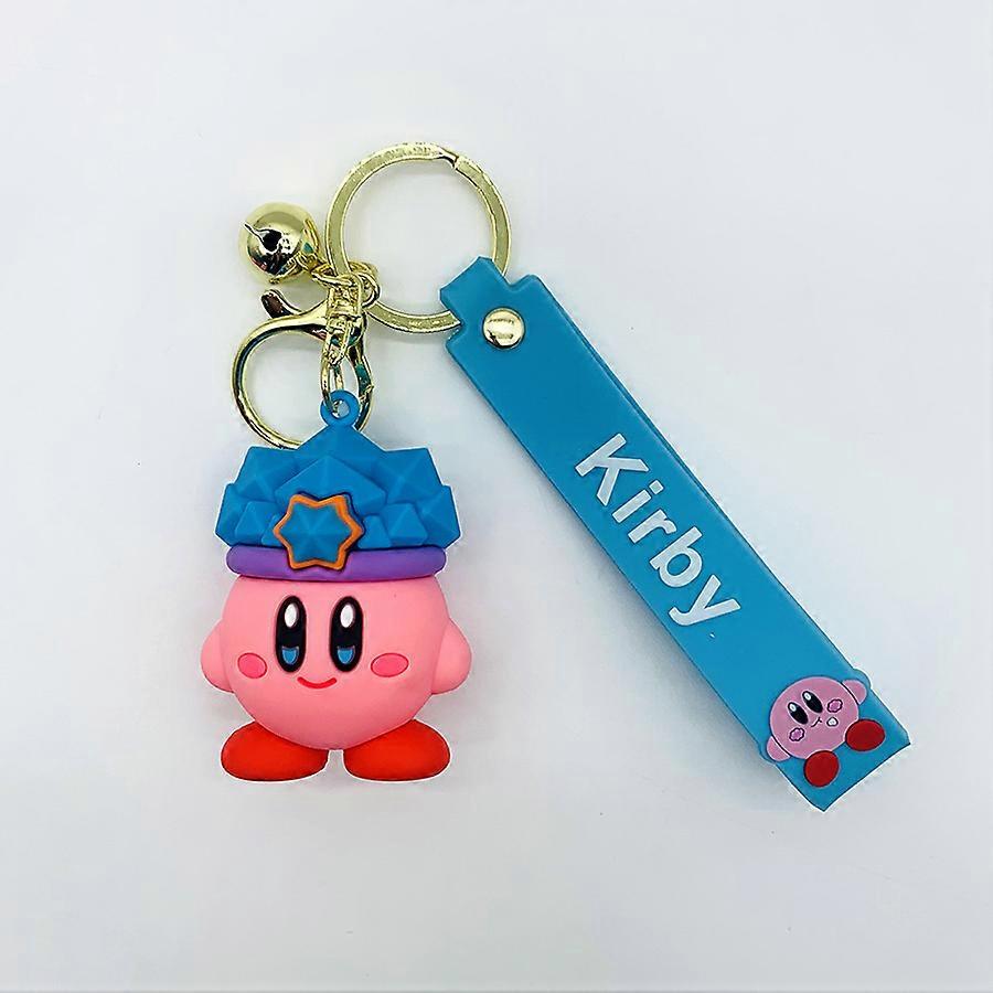 (Set of 5) -Kirby Keychain-Cute Cartoon Keychain-Kirby Keyring-Creative ...