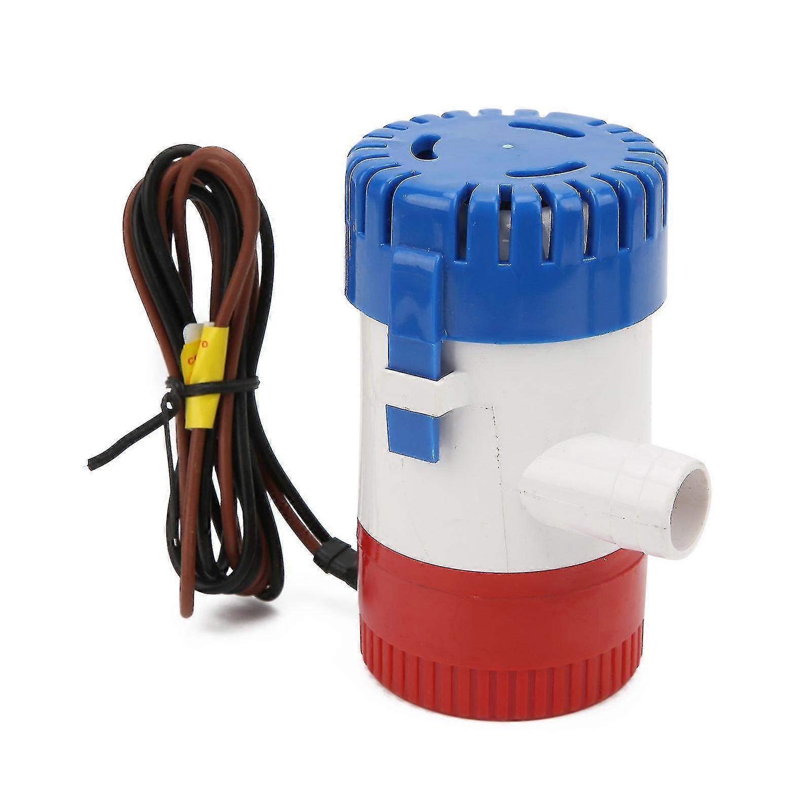 350GPH Mini Marine Bilge Water Pump Submersible Electric Rustproof for ...