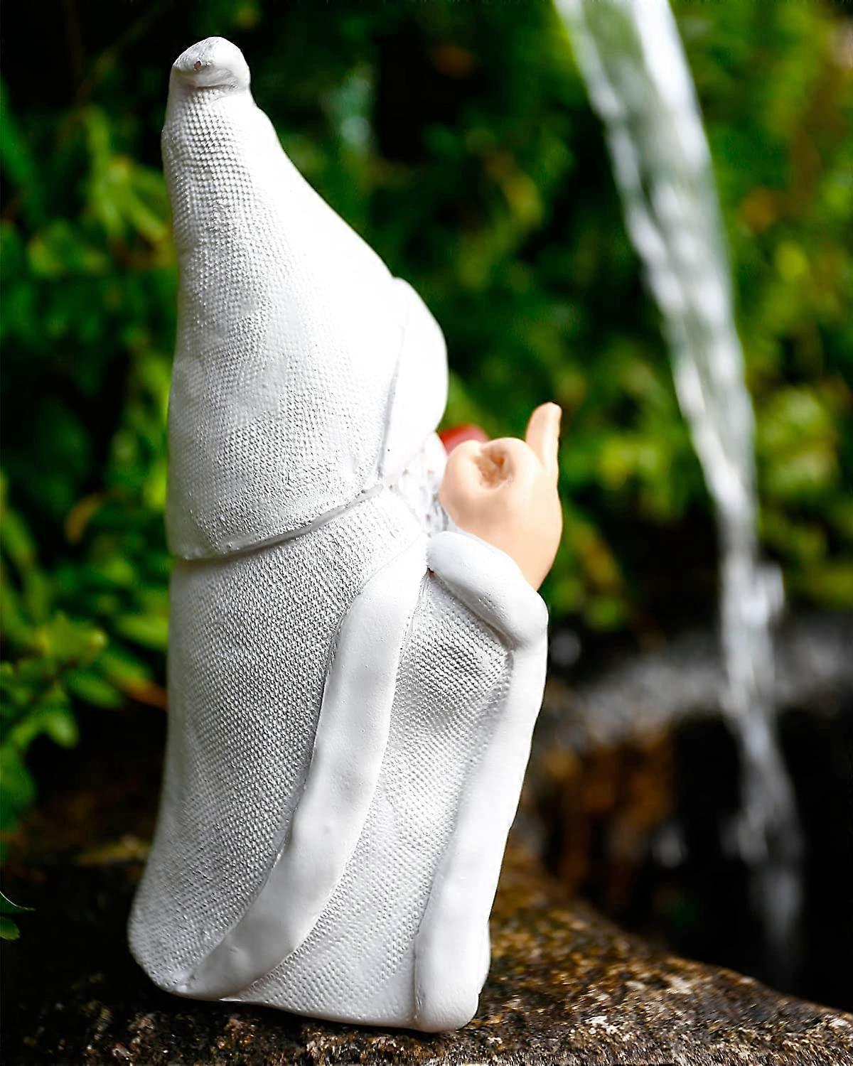 Garden Gnome, Wizard Gnome 3D Dwarves, Polyresin Outdoor Sculpture ...