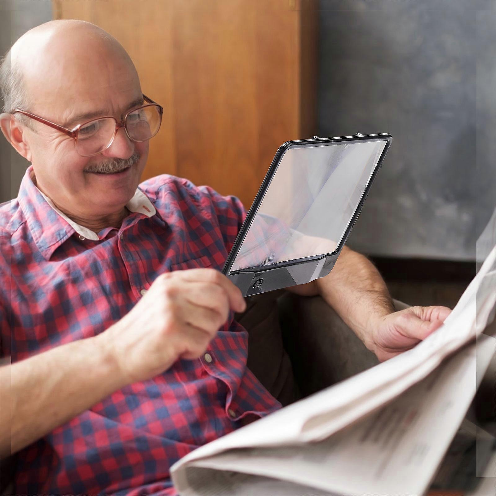 Eye Candy Magnifier Folding Handheld 3x Large Rectangle Lighted ...