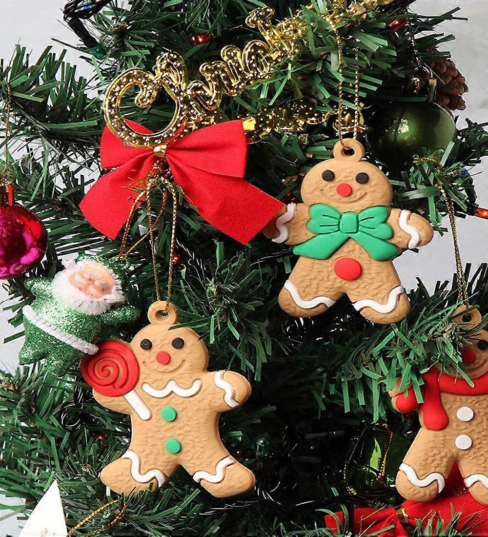 Large Gingerbread Man Ornaments Gingerbread Christmas Decor Christmas ...