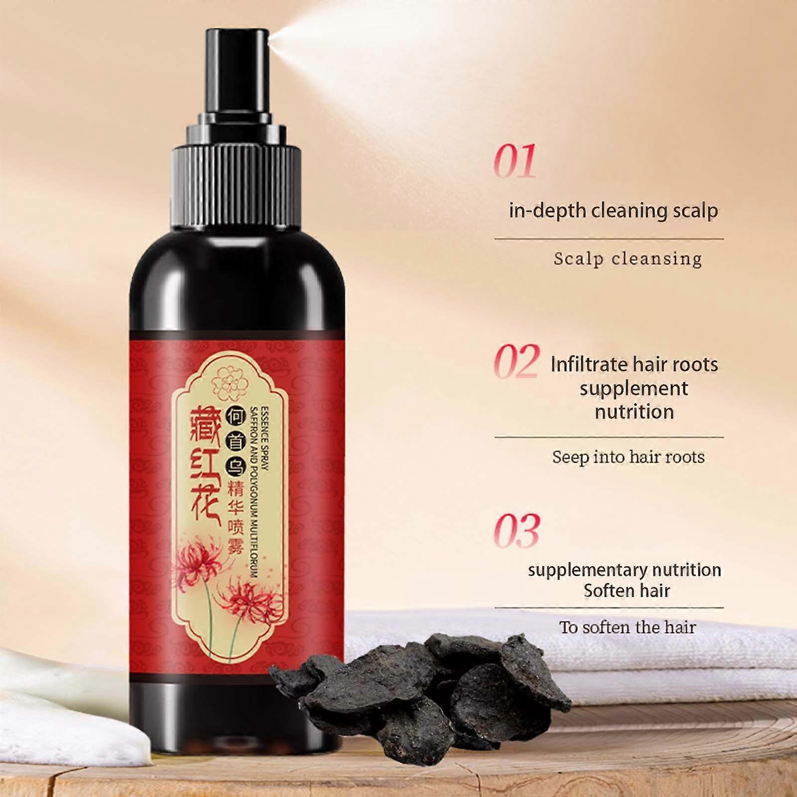 Saffron Spray Saffron Polygonum Multiflorum Spray Gentle Herbal Extract ...