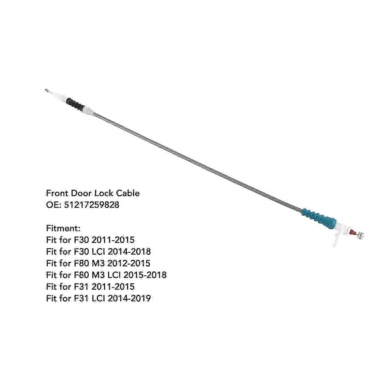 High-Strength OEM Front Door Lock Cable 51217259828 for BMW F30 F31 F80 ...