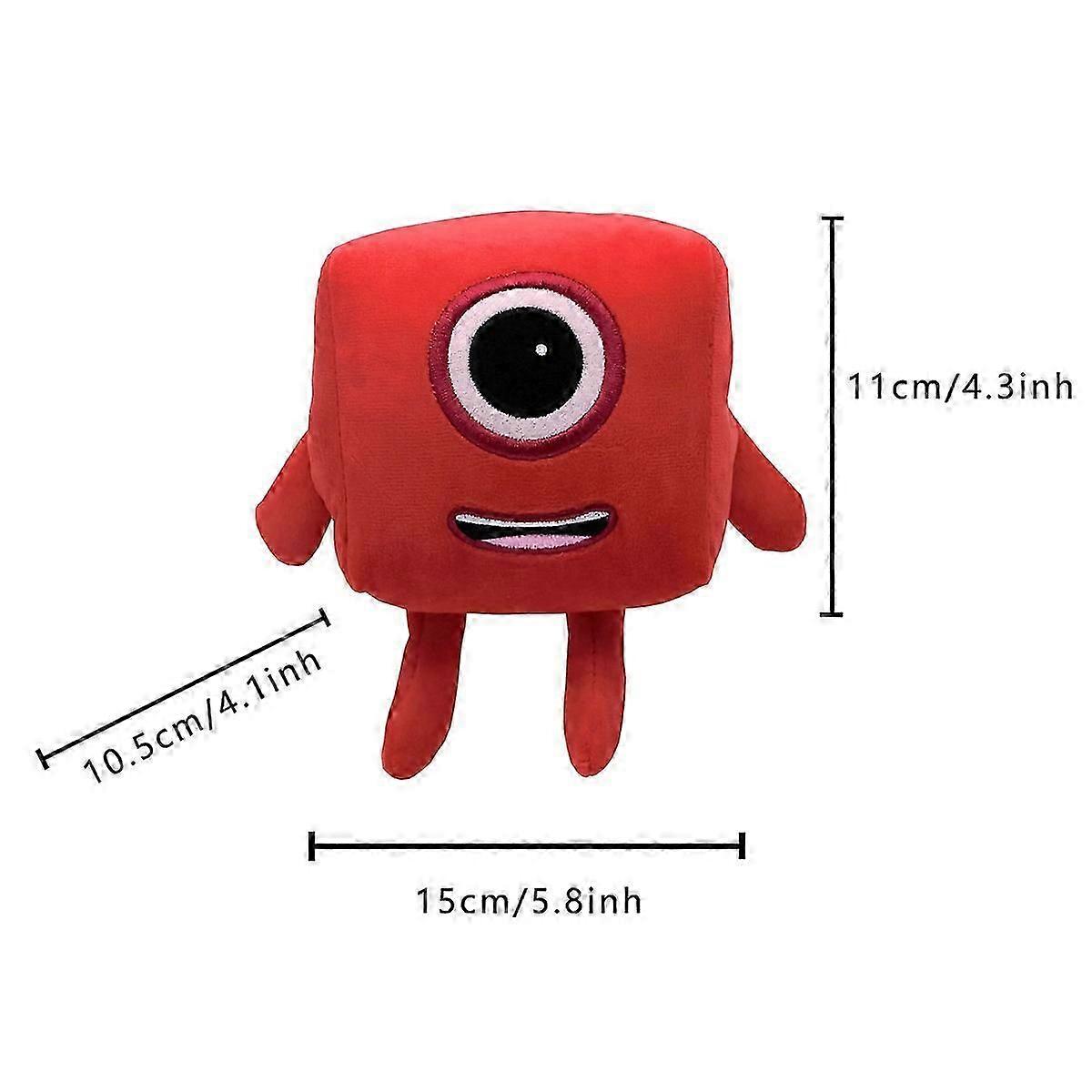 Numberblocks Plush Toy Educational Soft Stuffed Number Blocks Dolls ...