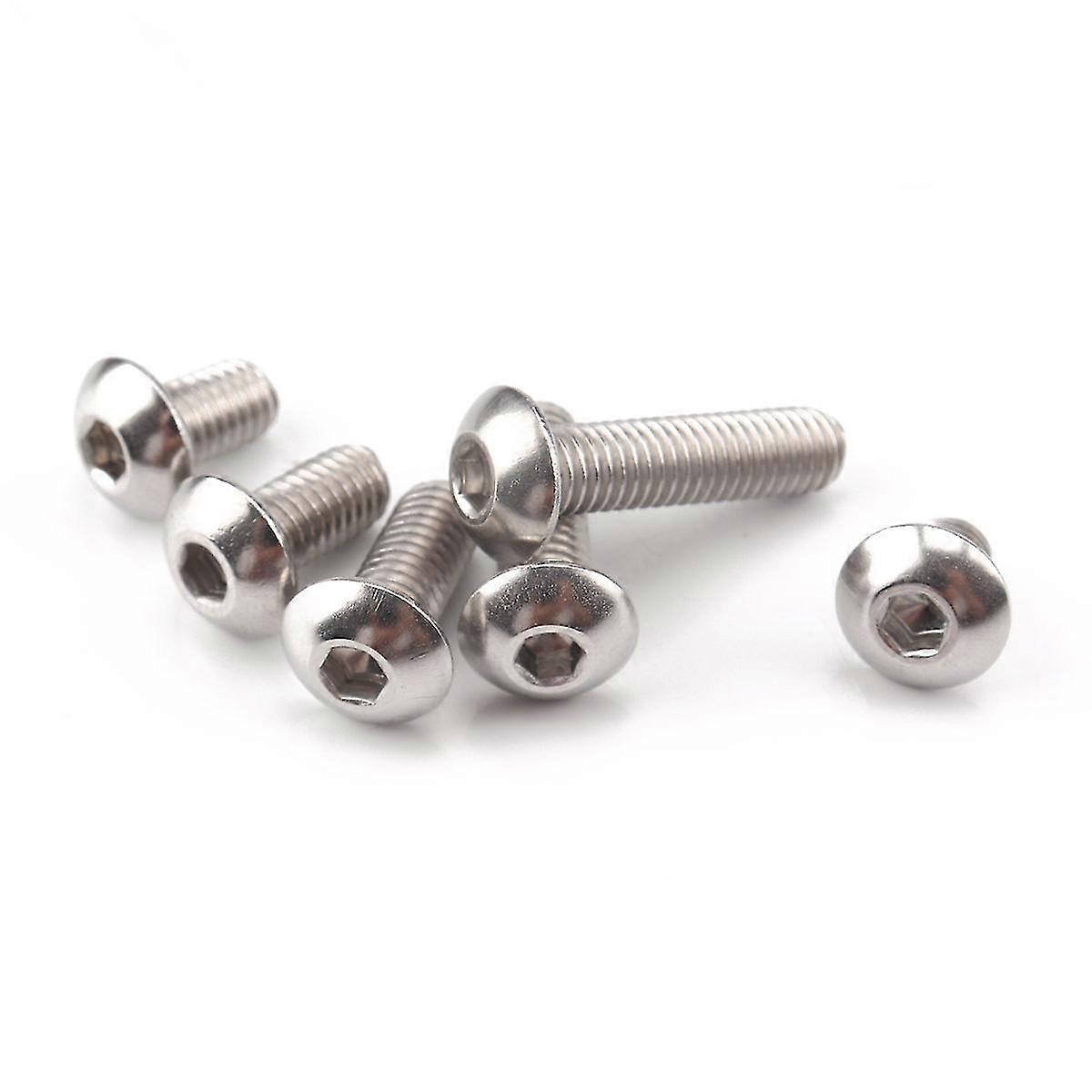 190 Boxed Stainless Steel 304, M5 Half Round Head / Flat Round Head ...