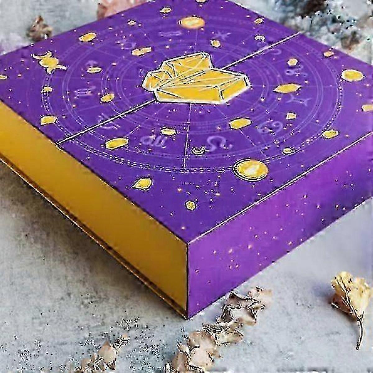 Reiki Crystal Halloween Countdown Gift Box, 2025 Halloween Advent ...