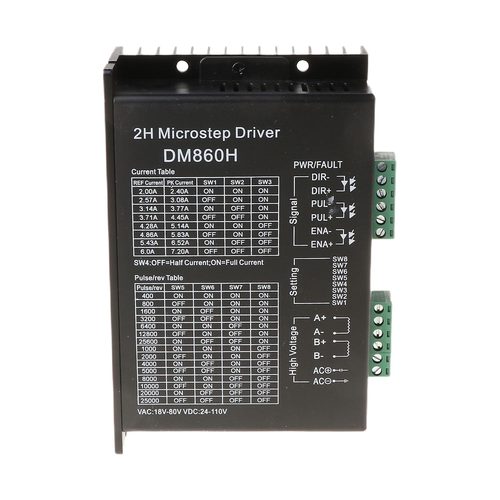 Stepper Motor Driver Cintroller Dm860 Microstep Brushless Dc Stepper ...