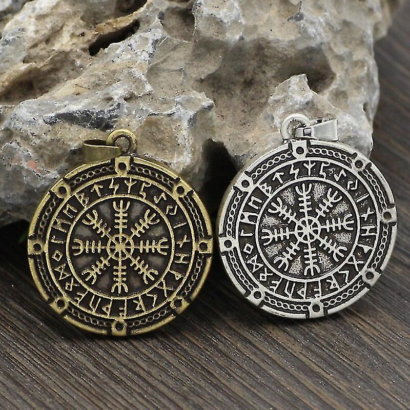 Fashion Retro World Tree Slavic Rune Pattern High Quality Metal Large ...