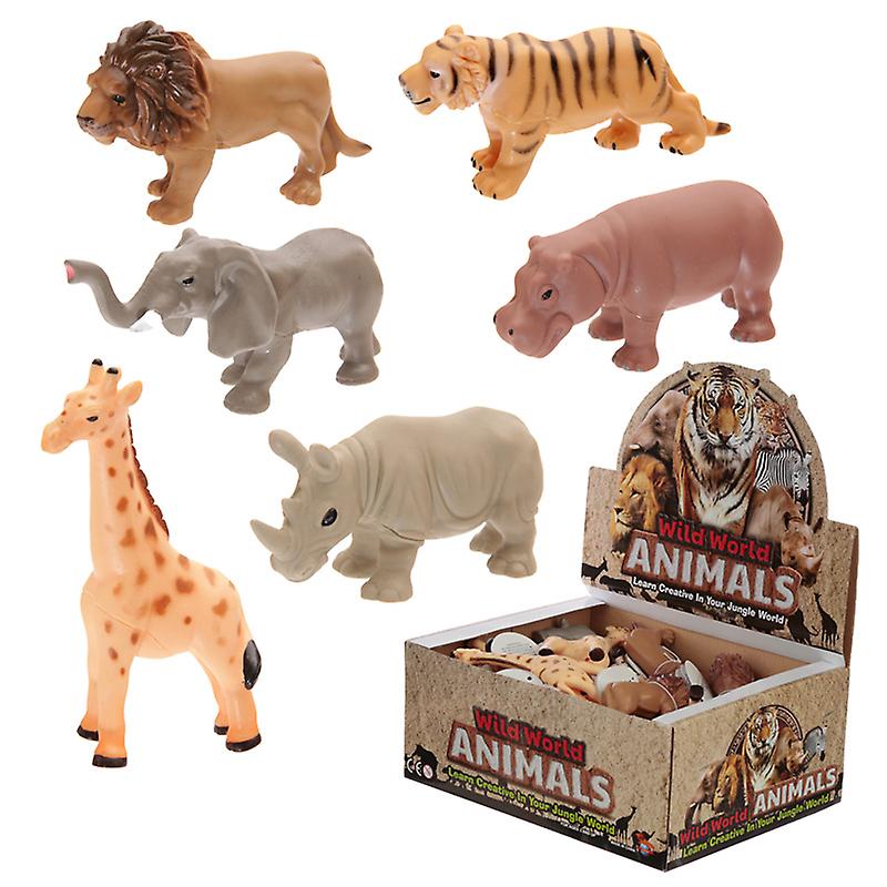 Fun Kids Squeezy PVC Safari Toy 1 Pack | Fruugo UK