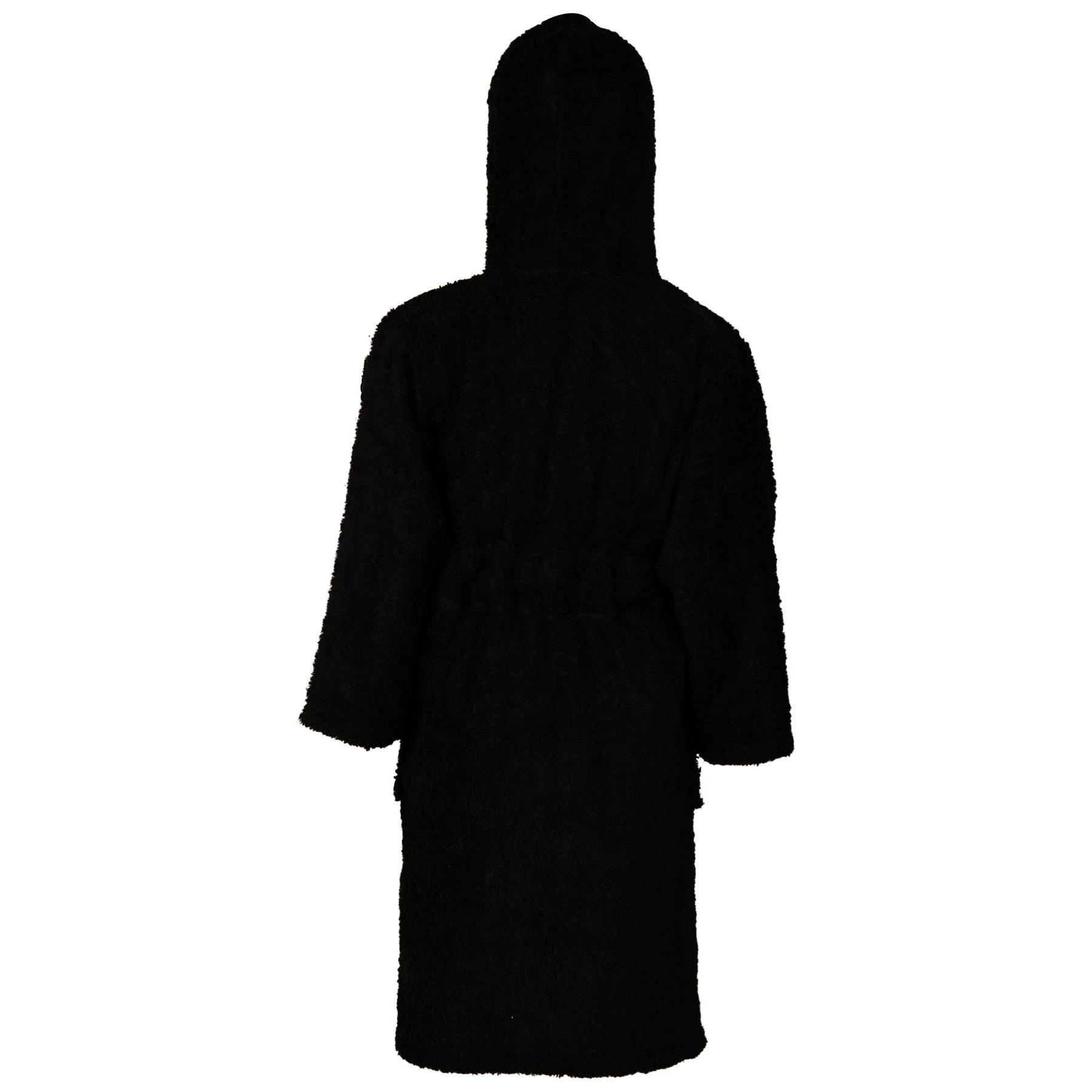 Kids Girls Boys Hooded Towel Bathrobe 100% Cotton Terry Towel Beach ...