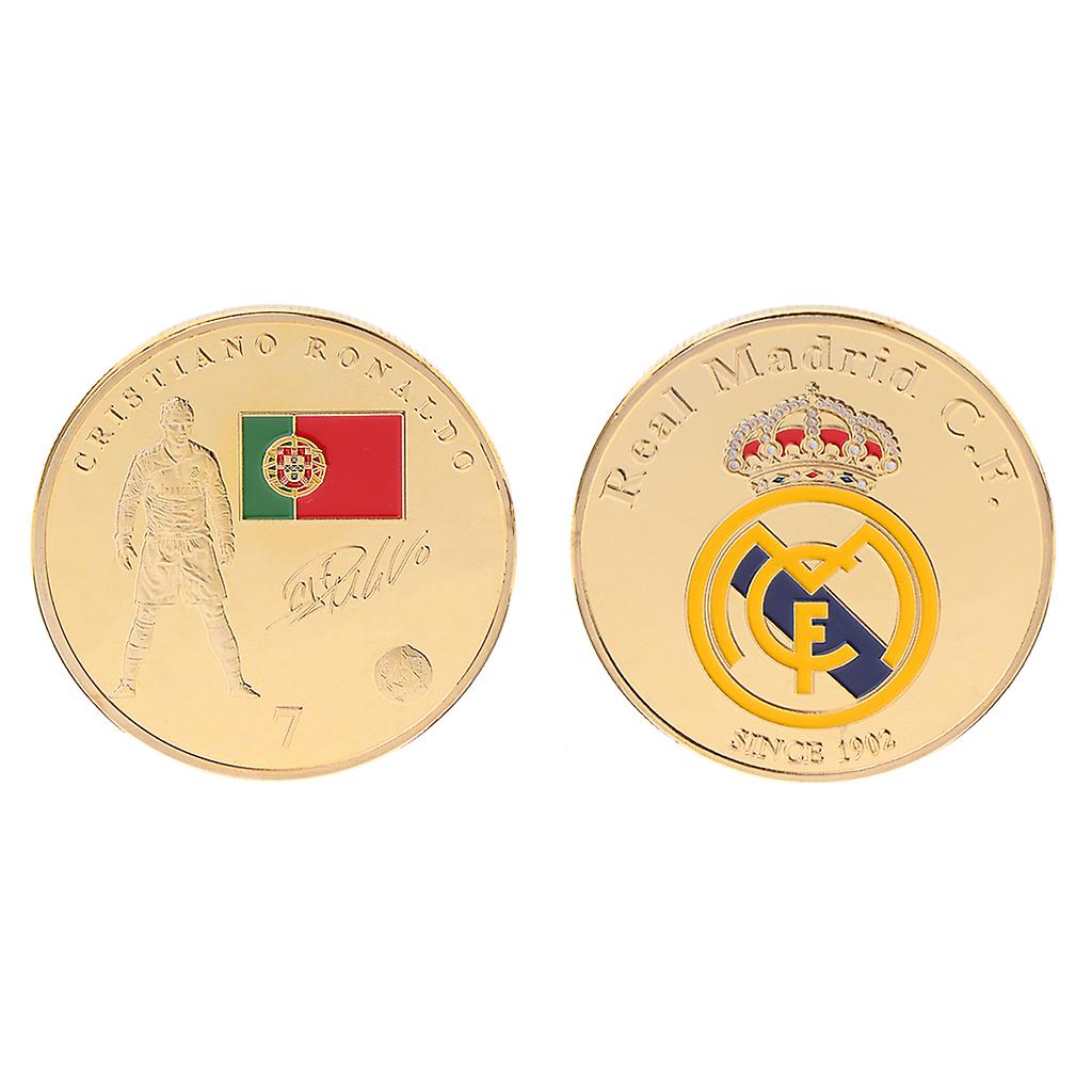 Commemorative Coin Football for Superstar Cristiano Ronaldo Collection ...