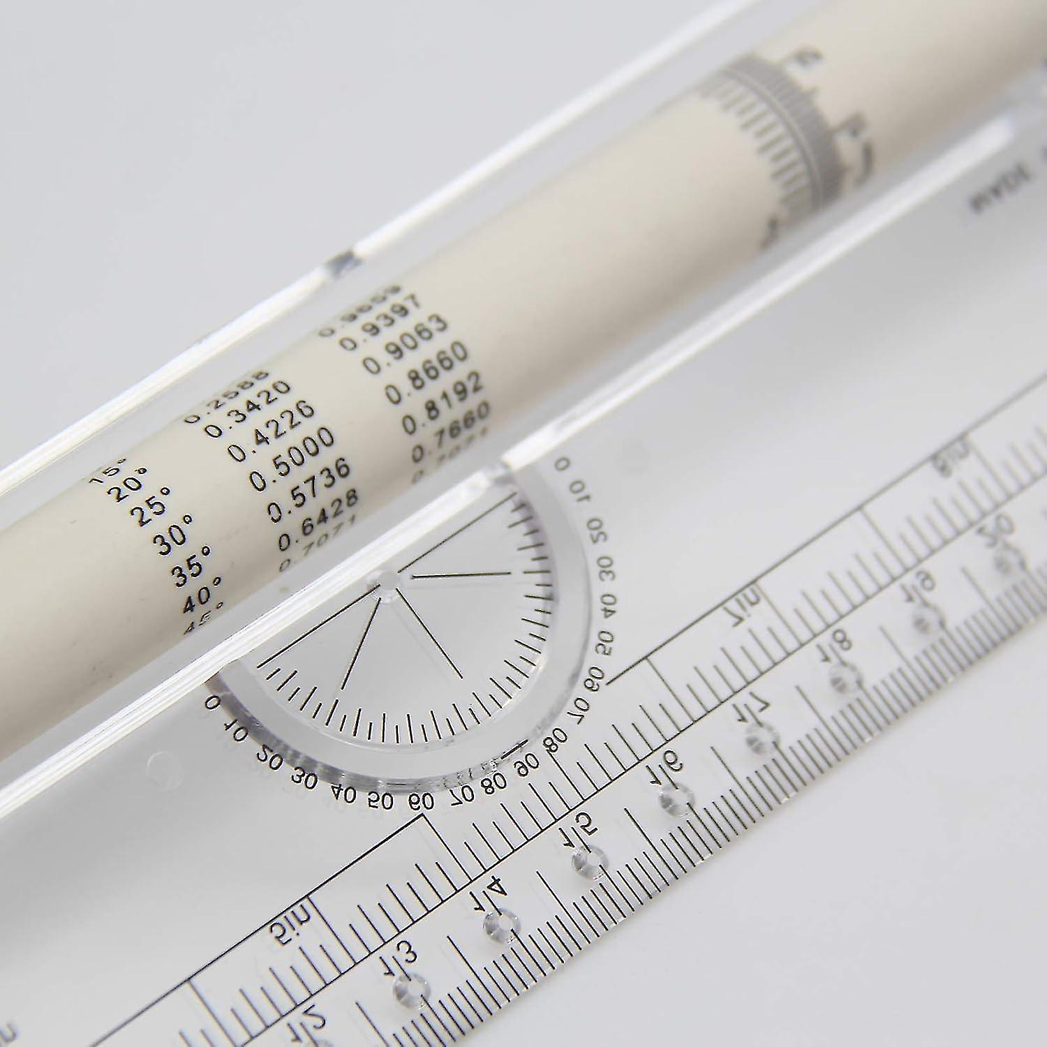 Plastic Measuring Rolling Ruler, Pack of 2, Multifunctional Measuring ...