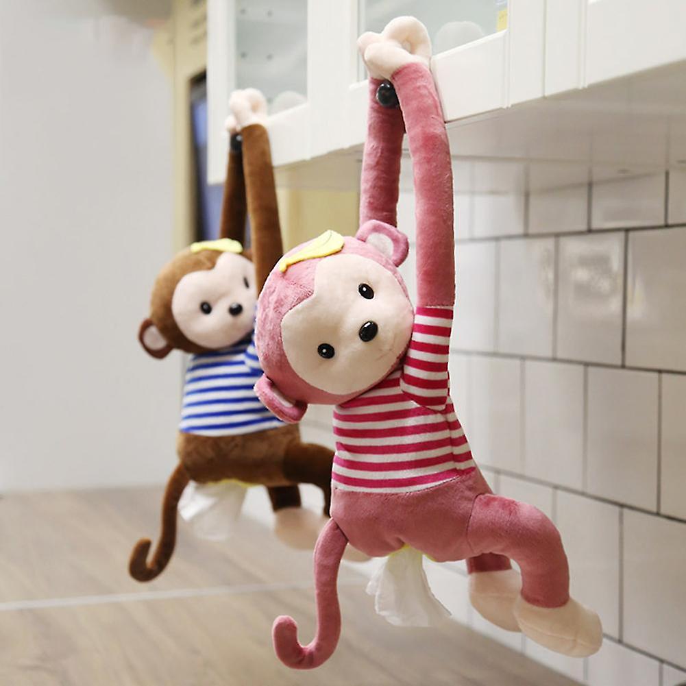 Creative Cute Cartoon Monkey Home Office Car Hanging Paper Napkin ...