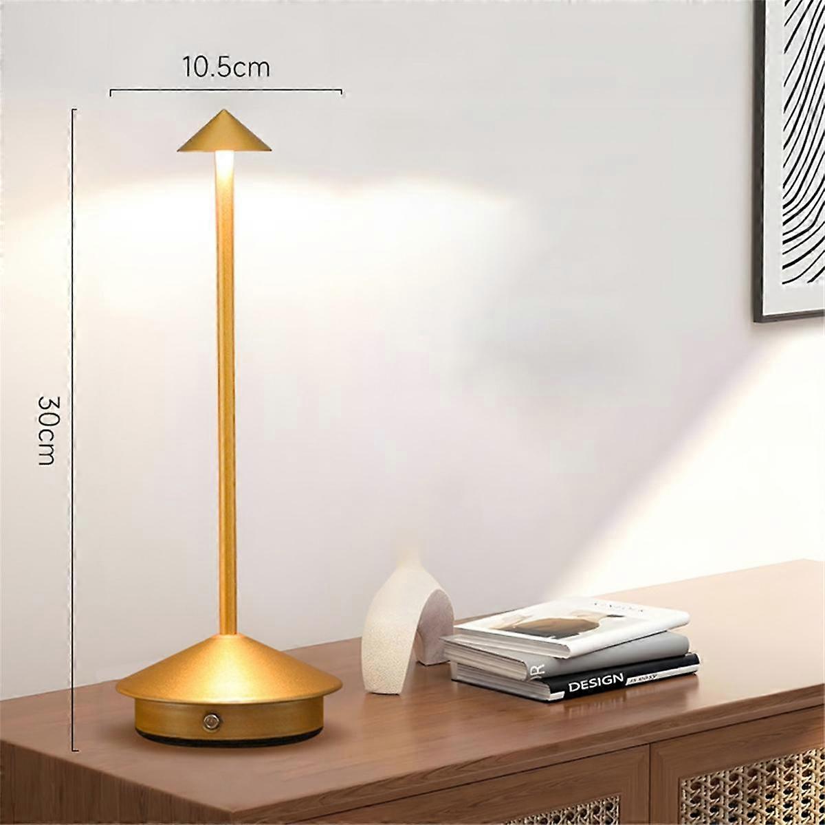 Type-C Rechargeable Table Lamp Dining Touch Led Hotel Bar Coffee Pro ...