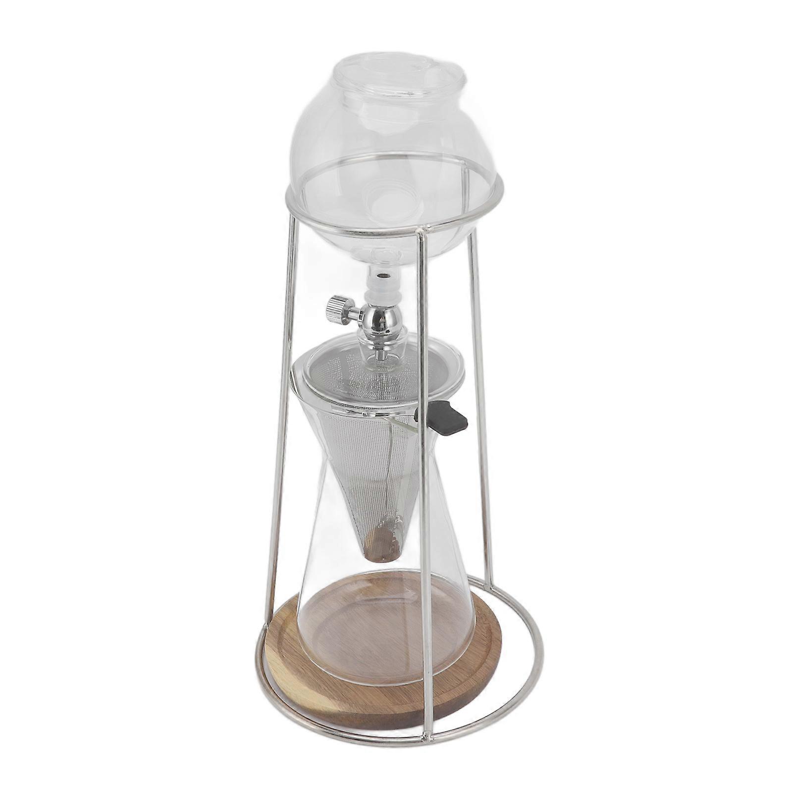 Drip Tower Coffee Maker Reusable Borosilicate Glass Iced Coffee Maker ...