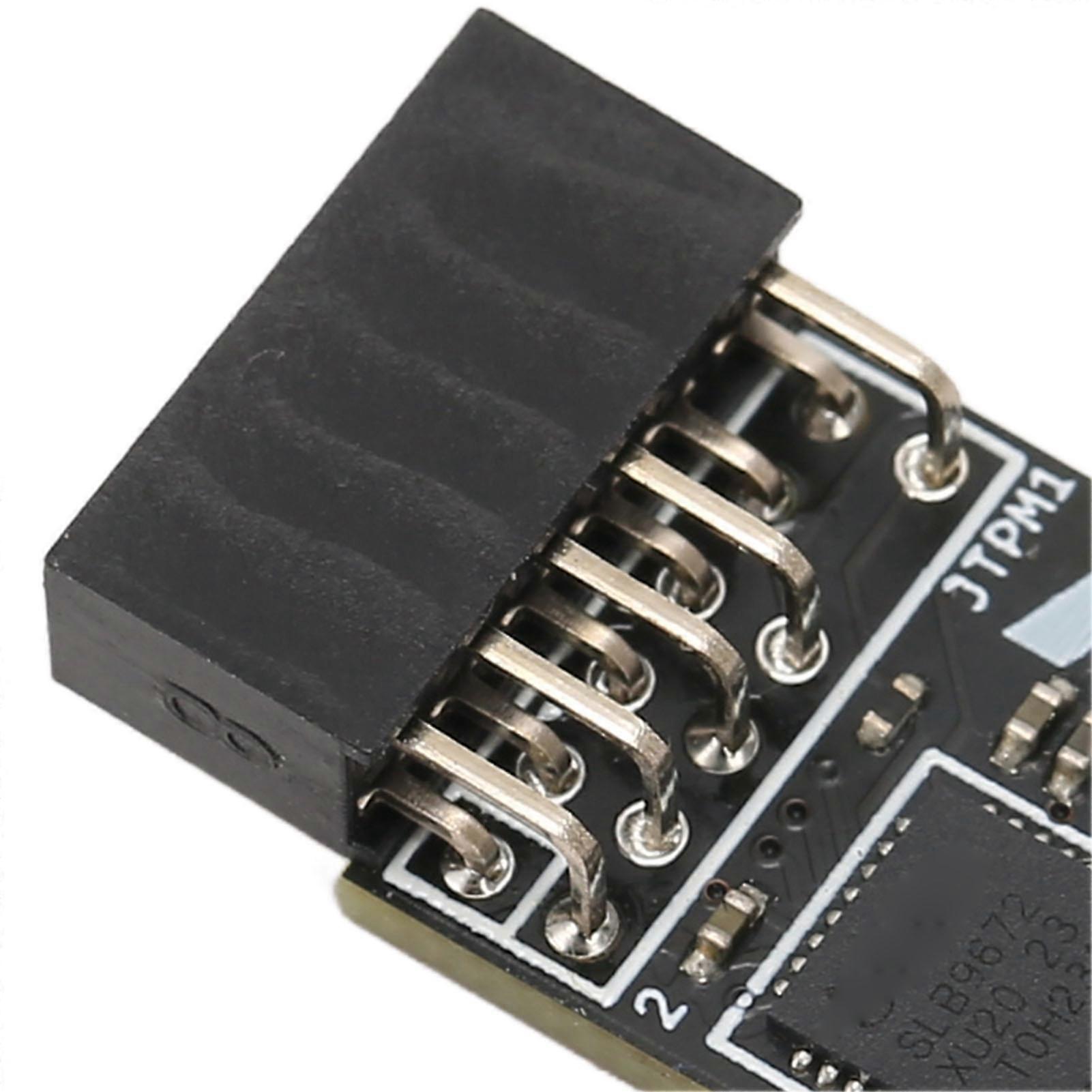 Tpm2 0 Module Tpm Spi 12pin Encryption Security Module With Slb 9672 For Msi Motherboards For