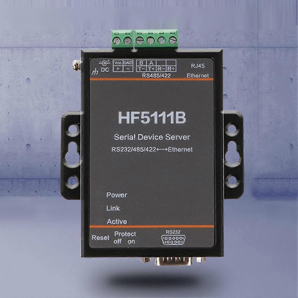 HF-5111B Serial Server 3-in-1 RJ45 RS232/RS485/RS422 to Ethernet Serial Server DTU | Fruugo UK