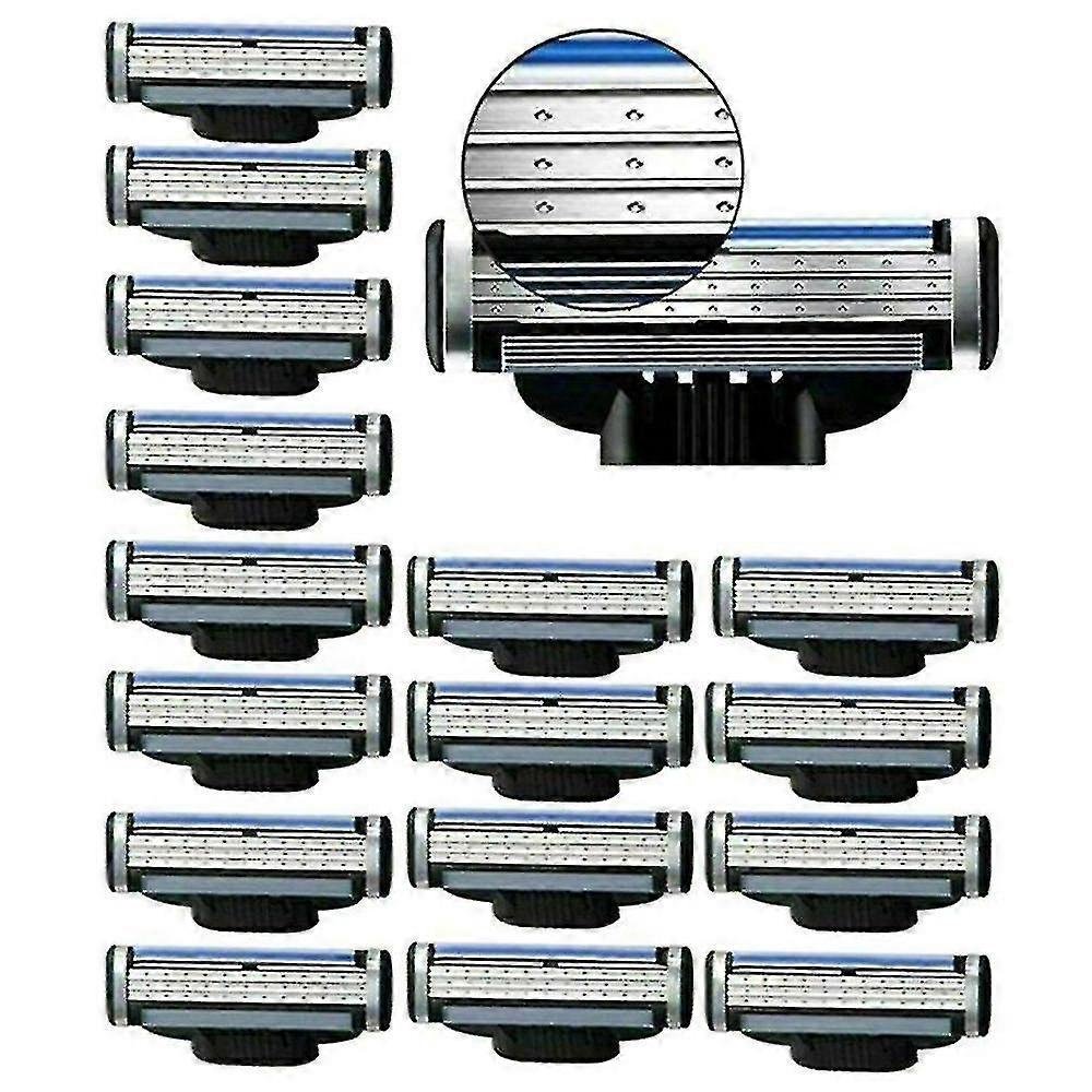 Pack Of 32 3-layer Razor Blades For Gillette Mach Manual Razor Razor ...