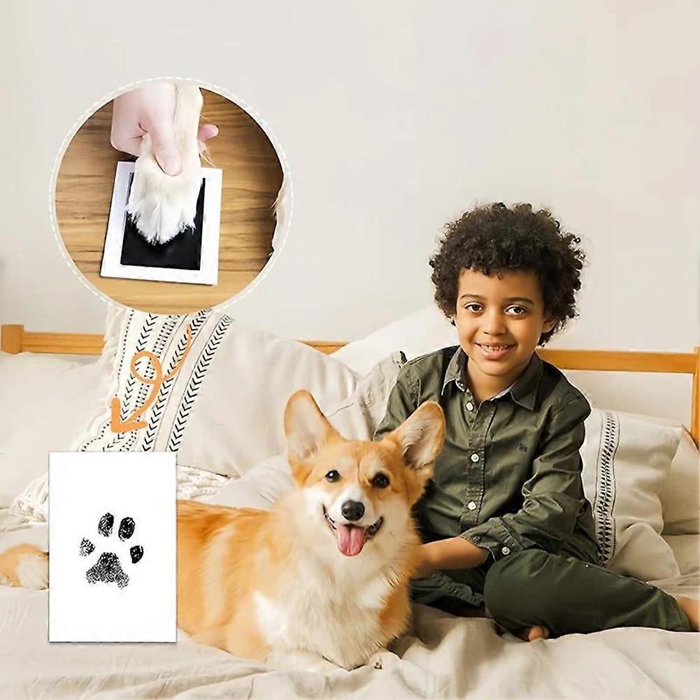 Framed Pet Paw Print Keepsake With Ink Kit Pet Memorial Picture Frame ...