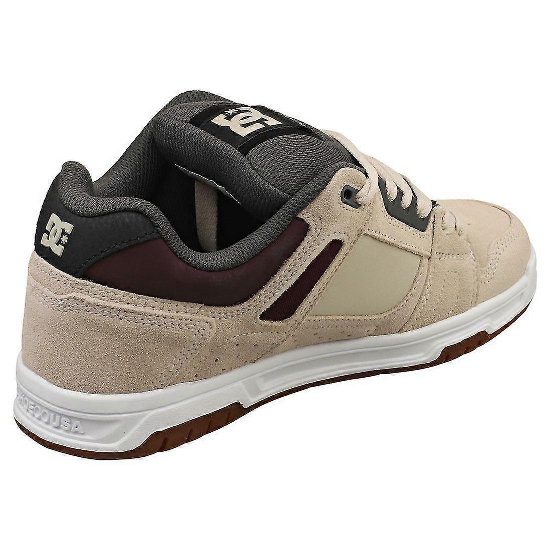 DC Shoes Stag Mens Skate Trainers in Tan Brown | Fruugo AU