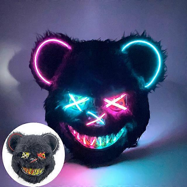 Halloween Scary Bloody Rabbit Mask Bunny Killer Mask Brown Bear Mask ...