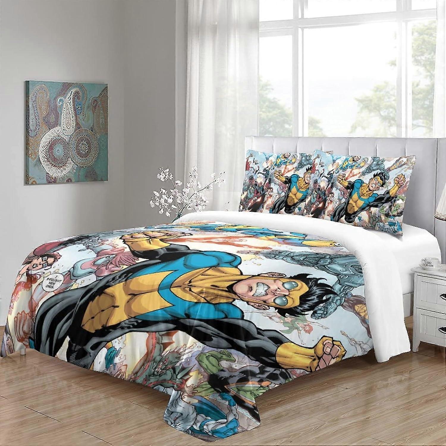 Invincible Duvet Cover Set,Superhero Duvet Cover D Mark Grayson ...