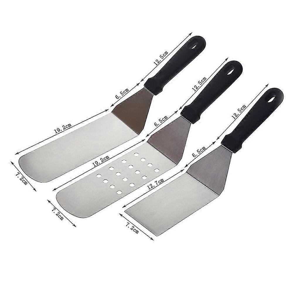 304 Stainless Steel Flat Top Grill Professional Grill Spatula & Scraper ...