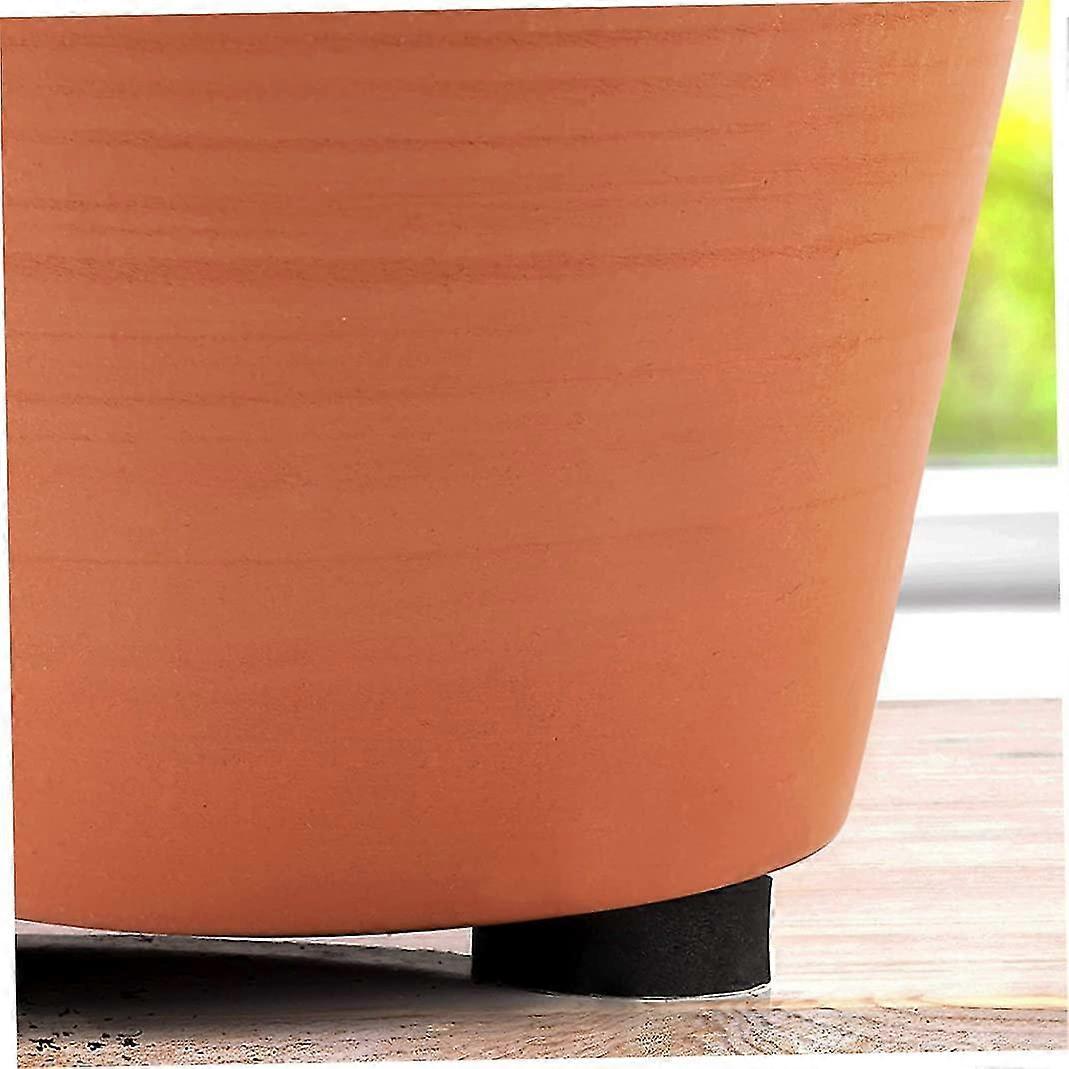 48pcs Plant Pot Feet Risers Natural Foam Flower Pot Mat Invisible Pot ...