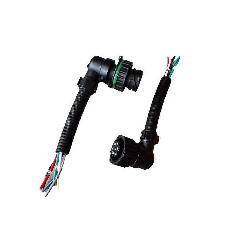 2pcs 7Pin Car Male Plug For Volvo FH Heavy Truck For Mercedes-benz ...